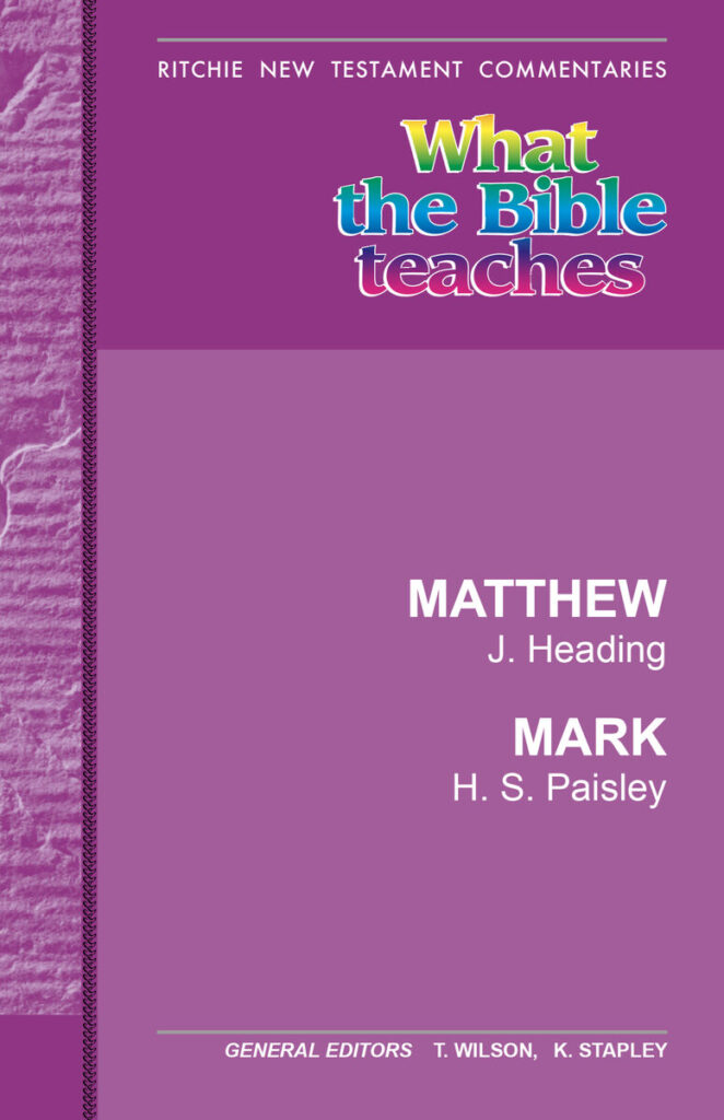What the Bible Teaches Vol 2 Matthew & Mark Paperback – Gospel Folio Press